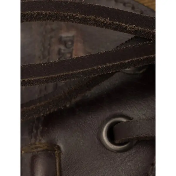 Prada Aged-canvas And Leather Boat Shoes