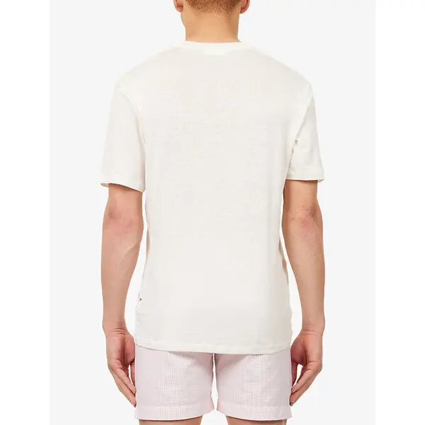 Orlebar Brown Ob Standard T Stretch-linen T-shirt - Latte