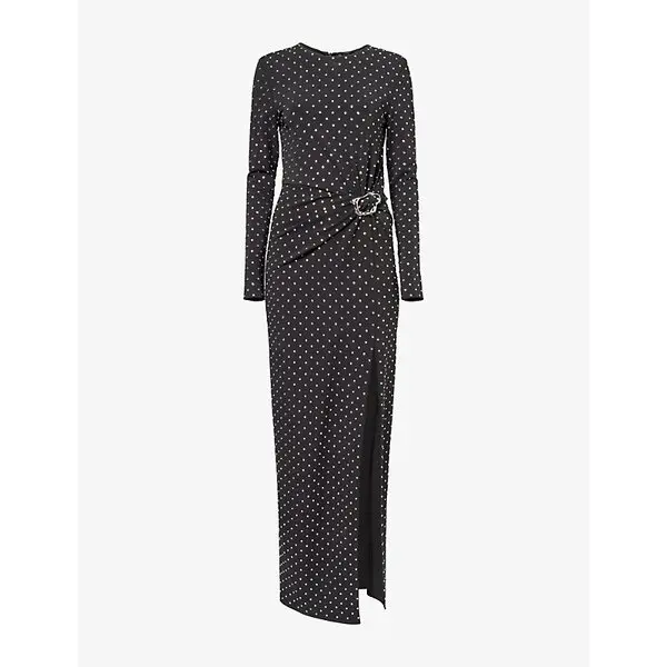 Roland Mouret Diamante Studded Stretch-woven Gown
