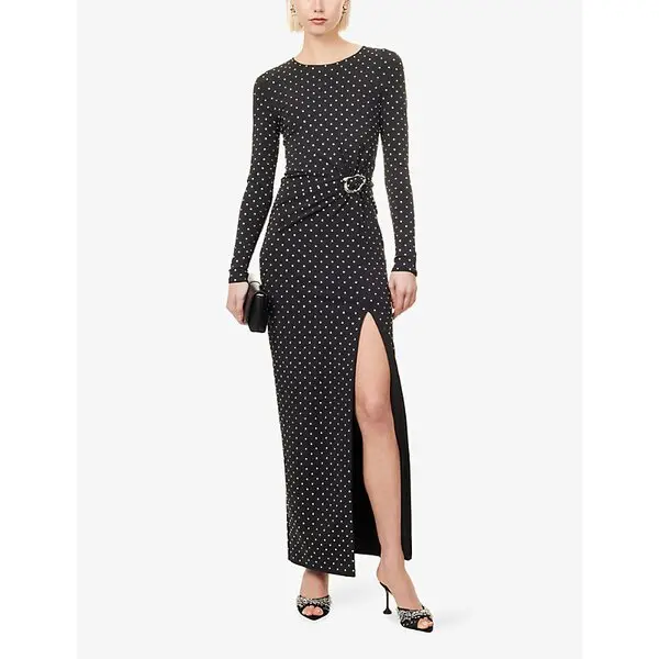 Roland Mouret Diamante Studded Stretch-woven Gown
