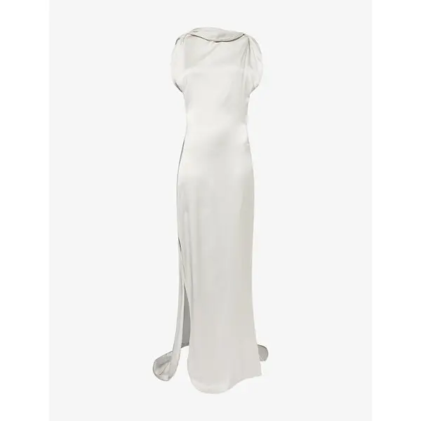 Victoria Beckham Carla Split-seam Gown
