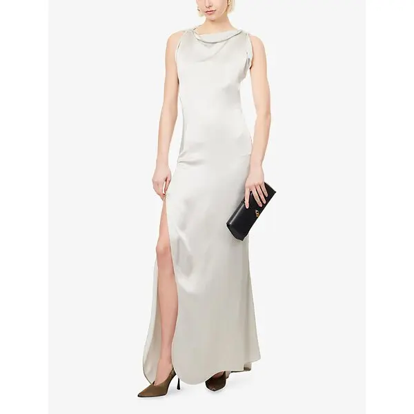 Victoria Beckham Carla Split-seam Gown
