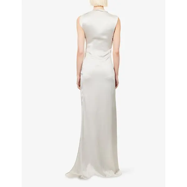 Victoria Beckham Carla Split-seam Gown