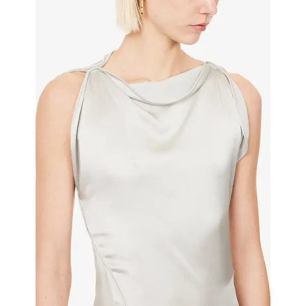 Victoria Beckham Carla Split-seam Gown