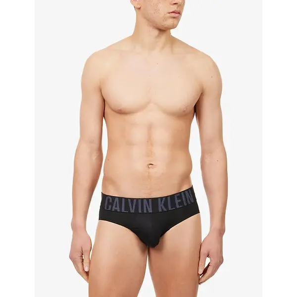 Calvin Klein Intense Power Pack Of Three Stretch-jersey Briefs