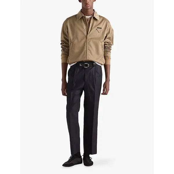 Prada Re-nylon Blouson Zipped Shell Jacket