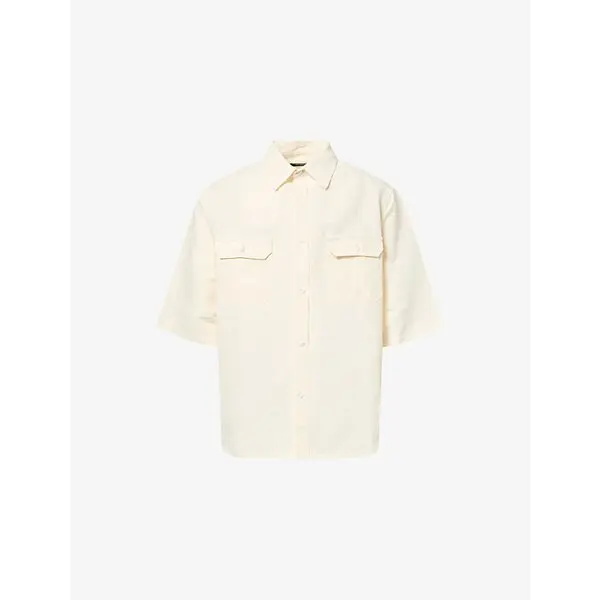 WILLY CHAVARRIA Corcoran Short-sleeve Woven Shirt - Masa