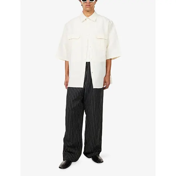 WILLY CHAVARRIA Corcoran Short-sleeve Woven Shirt - Masa