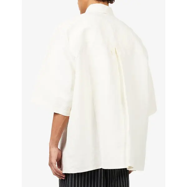 WILLY CHAVARRIA Corcoran Short-sleeve Woven Shirt - Masa