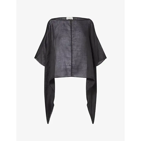 Dissh Brianne Batwing Woven Top - Black