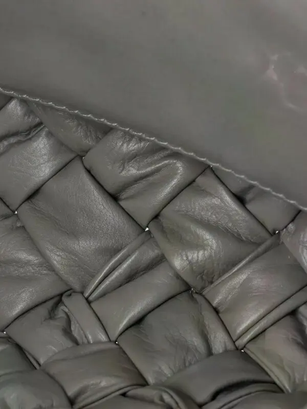 Bottega Veneta Rumple Messenger Bag Intrecciato Leather Medium