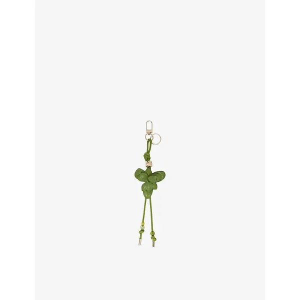 Maje Flower Leather Bag Charm
