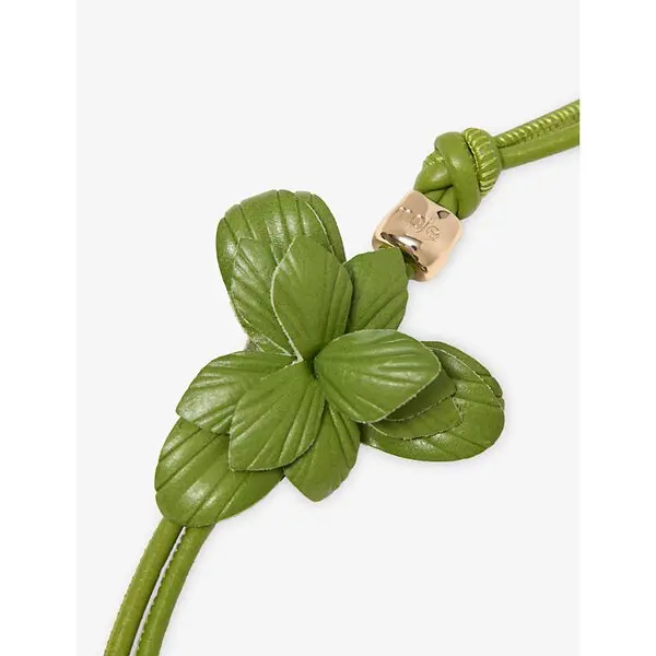 Maje Flower Leather Bag Charm