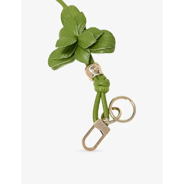 Maje Flower Leather Bag Charm