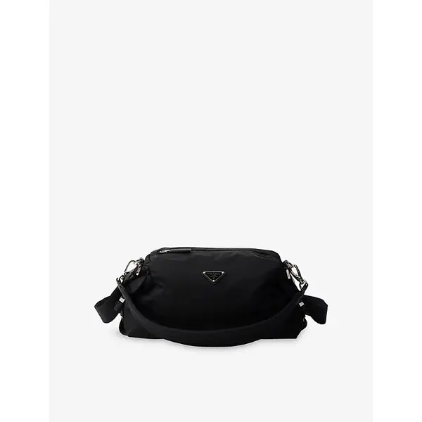 Prada Re-nylon Woven Belt Bag - Black
