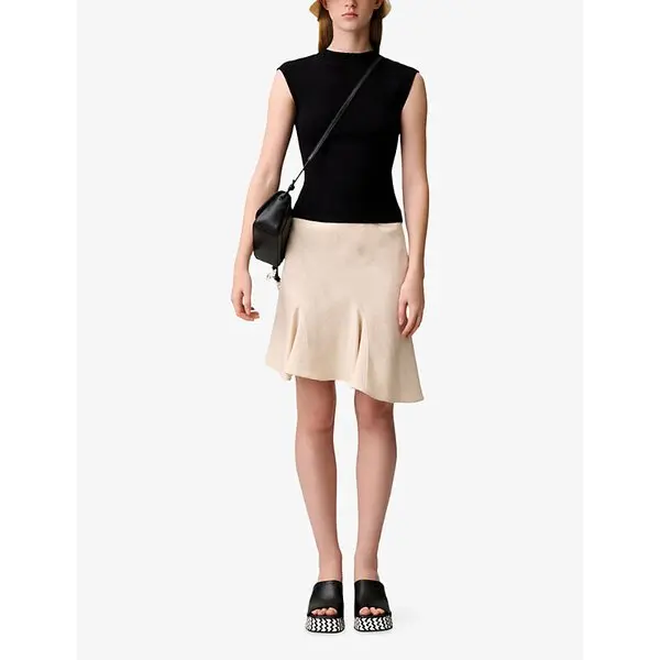 Claudie Pierlot Sleeveless High-neck Knitted Top