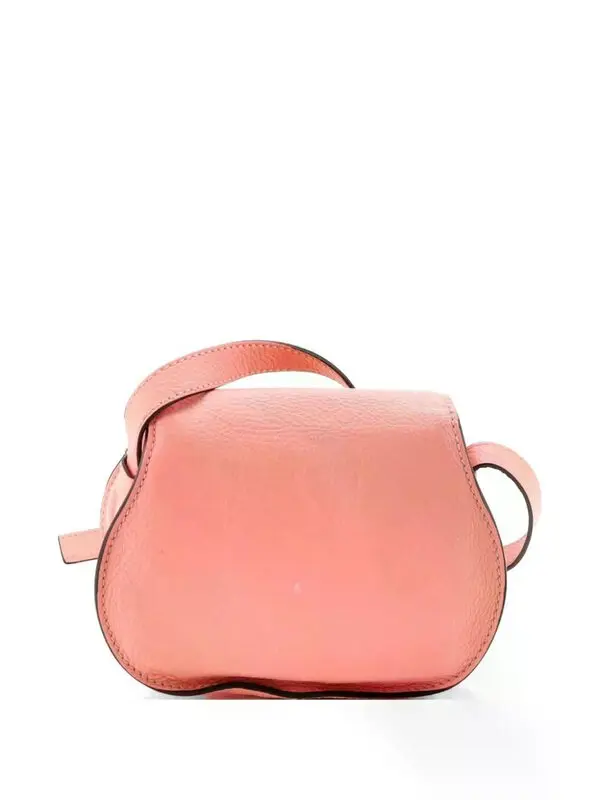 Chloé Marcie Leather Mini Crossbody Bag - Pink