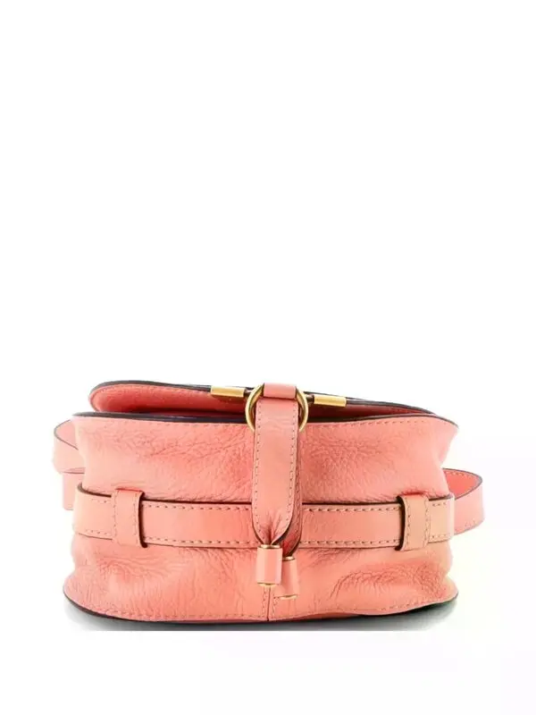 Chloé Marcie Leather Mini Crossbody Bag - Pink