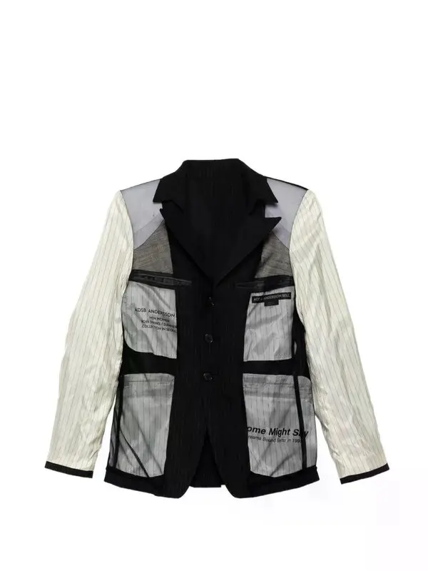 Andersson Bell Pinstripe Deconstructed Jacket