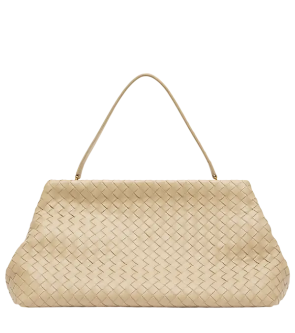 Bottega Veneta 1998 Intrecciato Leather Shoulder Bag