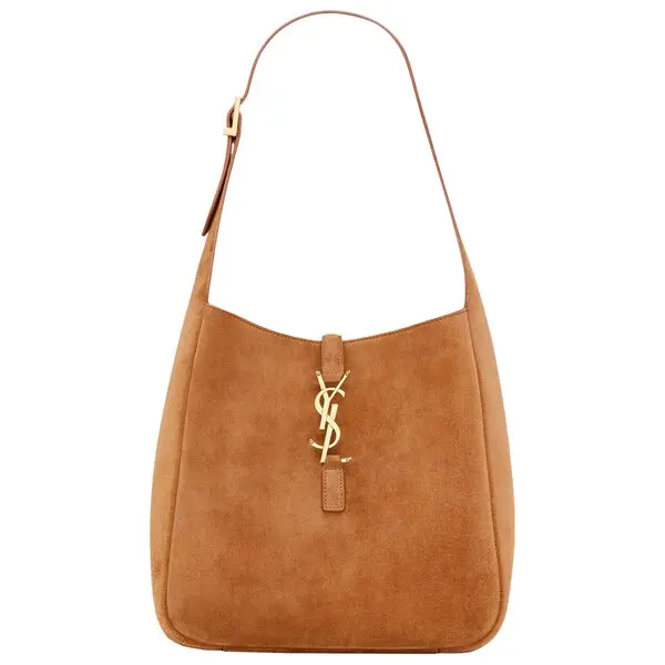 Saint Laurent Le 5 Á 7 Suede Shoulder Bag - Brown