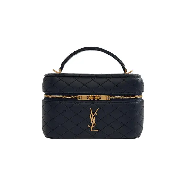 Saint Laurent Mini Gaby Vanity Bag - Blue