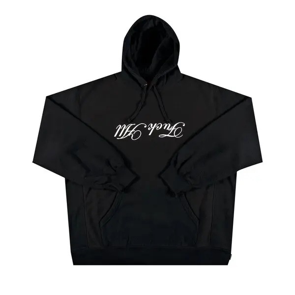 Supreme X Jamie Reid Fuck All Hooded Sweatshirt - Black