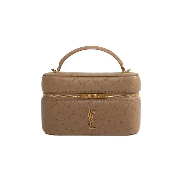 Saint Laurent Mini Gaby Vanity Bag - Brown