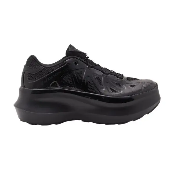 SALOMON Comme Des Garçons X Whisper Void Platform Sneakers - Black
