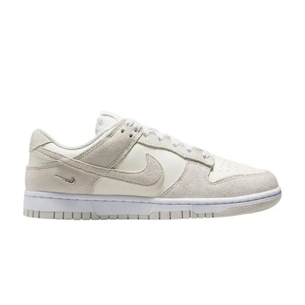 Nike Dunk Low Se "sail White Metallic Silver - Grey