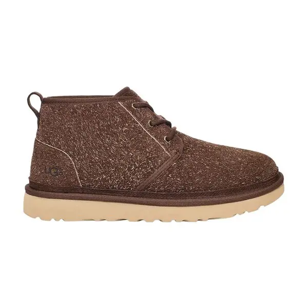 UGG Neumel Shaggy Suede Boots - Brown