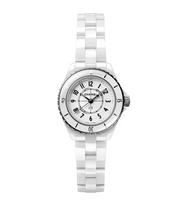 Chanel Ceramic And Steel J12 Calibre 12.2 Watch - White