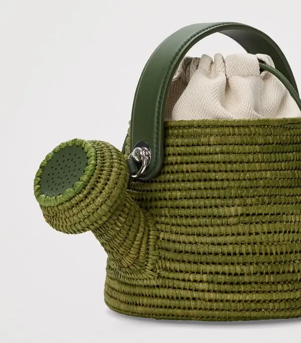 Loewe X Paula's Ibiza Raffia Watering Can Shoulder Bag