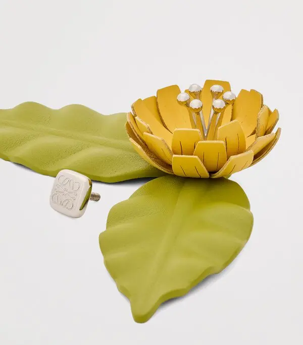 Loewe X Paula’s Ibiza Leather Flower Pin
