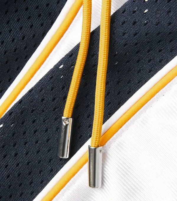 Rhude Mesh Piping Track Shorts - Navy