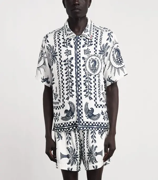 Rhude Printed Short-sleeve Regista Shirt