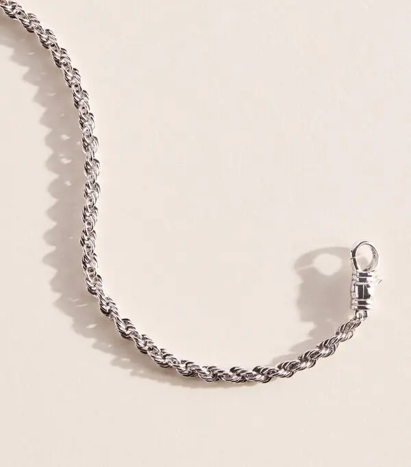 Tom Wood Sterling Rope Bracelet