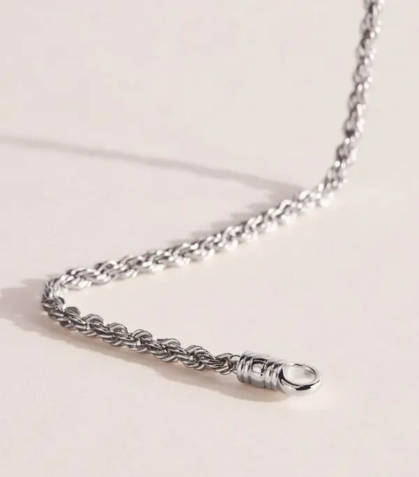 Tom Wood Sterling Rope Chain Necklace