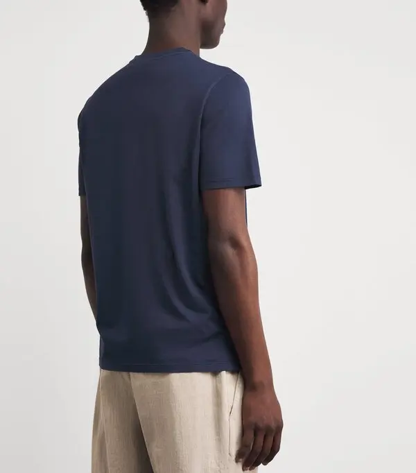 Harrods Cotton T-shirt - Navy