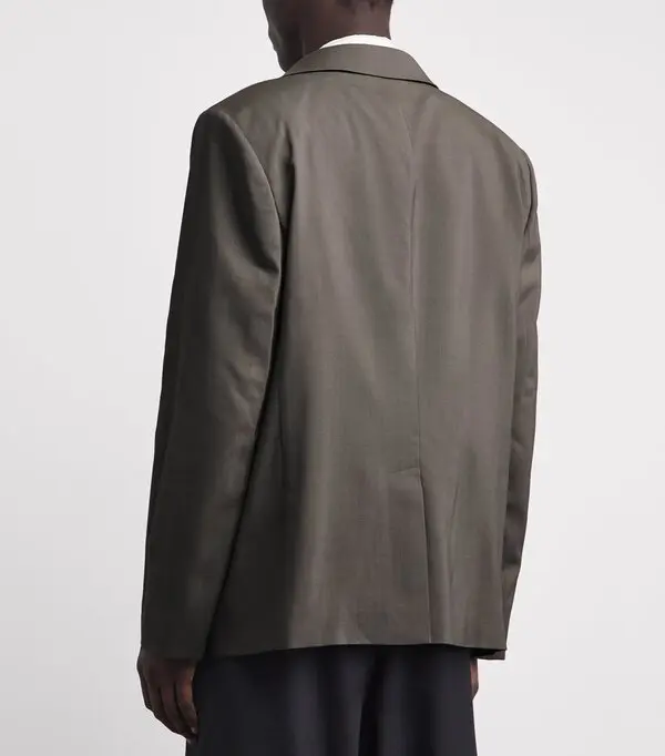 FRAME Virgin Wool Unstructured Blazer