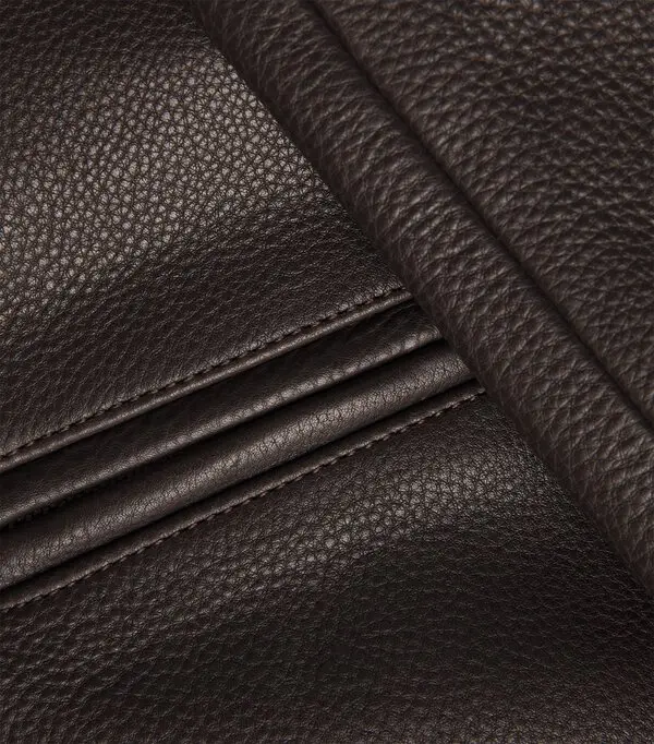 WON HUNDRED Leather Bomber Jacket