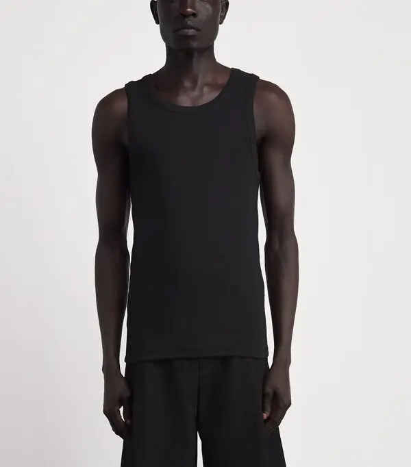 WON HUNDRED Stretch-cotton Simo Tank Top - Black