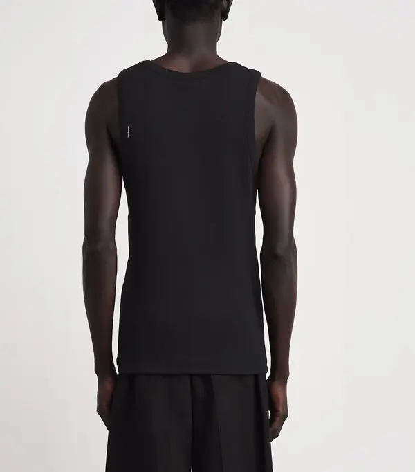 WON HUNDRED Stretch-cotton Simo Tank Top - Black