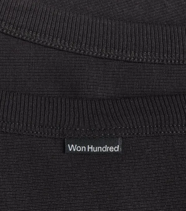 WON HUNDRED Stretch-cotton Simo Tank Top - Black