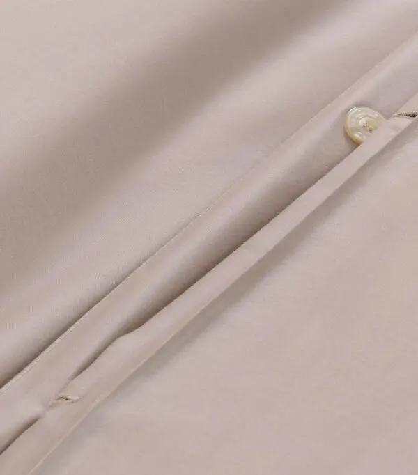 Frette Cotton Lush Ajour King Duvet Cover - Grey