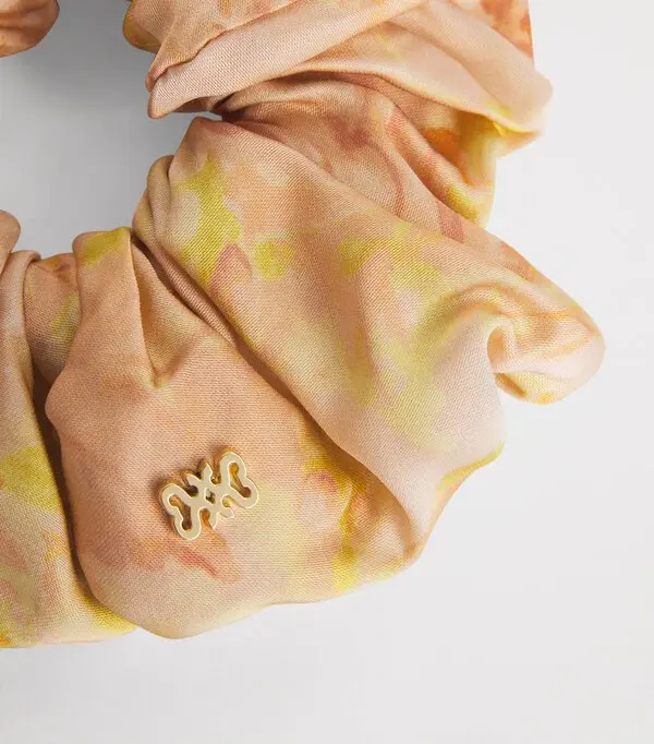 Sandro Floral Scrunchie - Pink