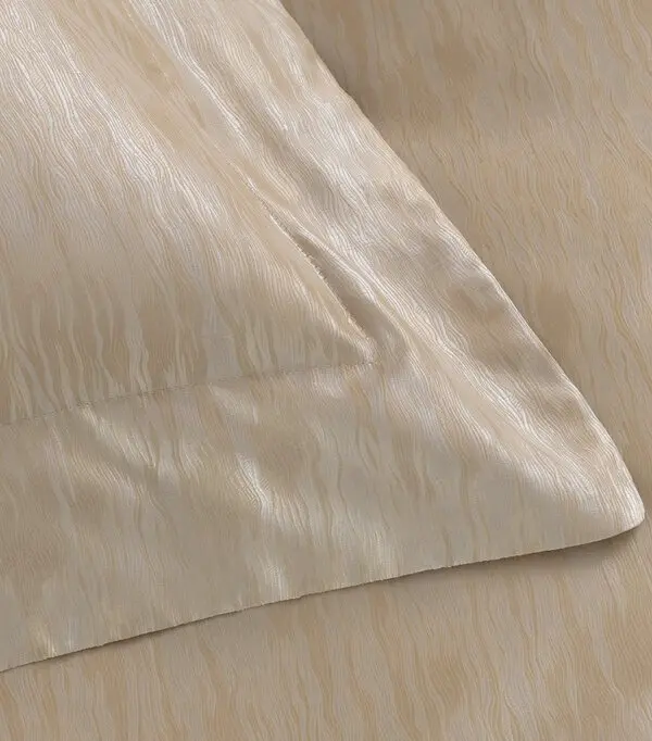 Frette Silk Luxury Sway Oxford Pillowcase - Beige