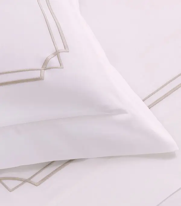 Frette Cotton Layering Embroidery King Sheet Set