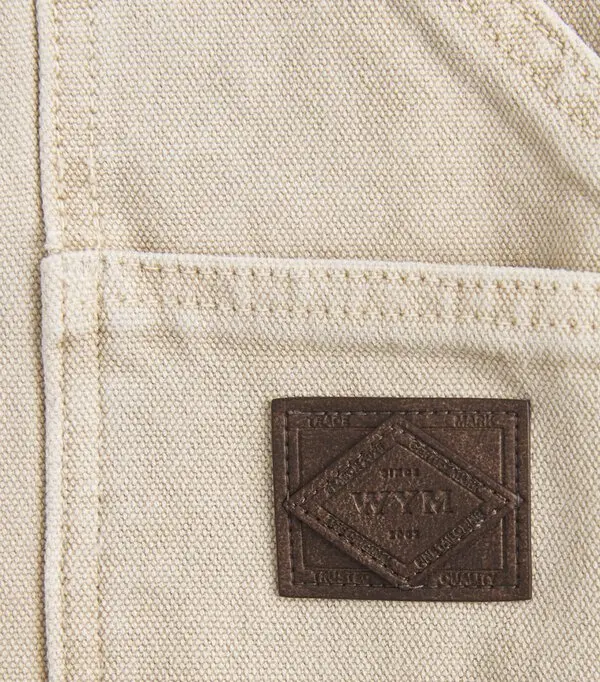 WOOYOUNGMI Cotton Carpenter Shorts - Beige