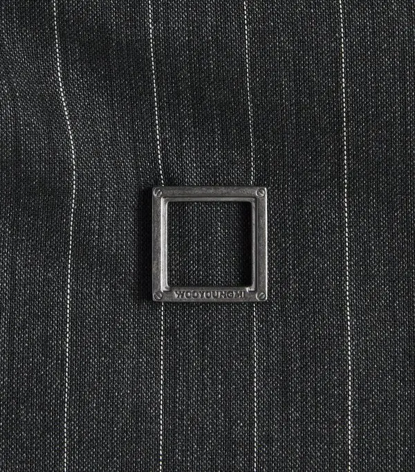 WOOYOUNGMI Wool-blend Pinstripe Shirt